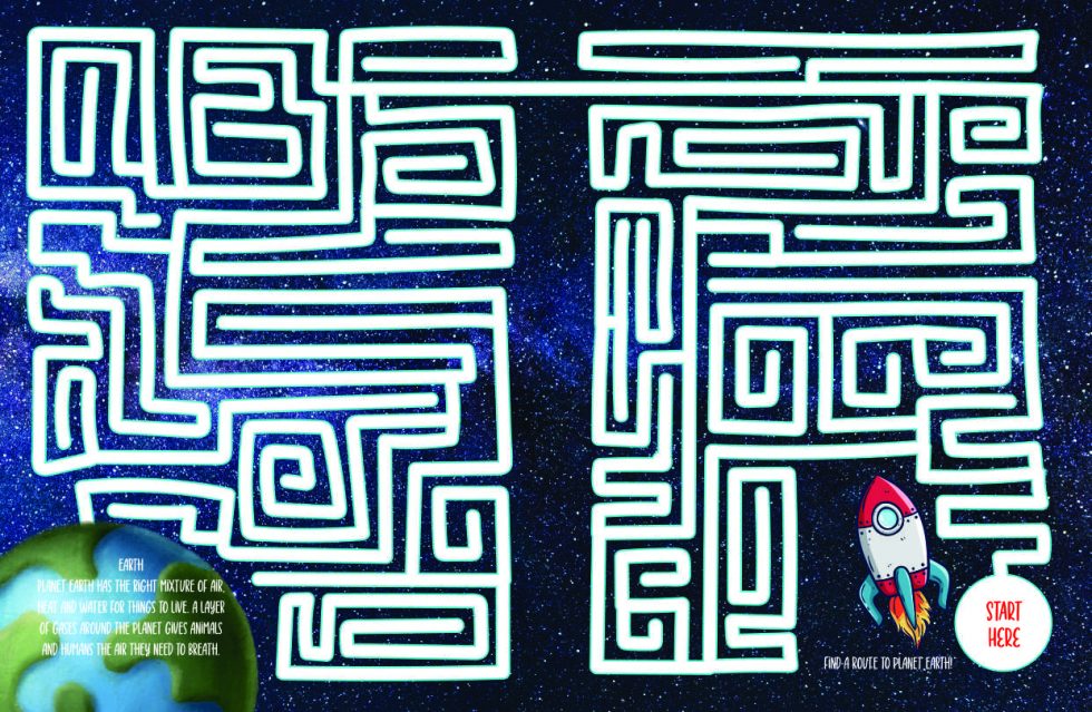 Space Maze Adventure For Kids Ages 5-10 - Herbert Publishing