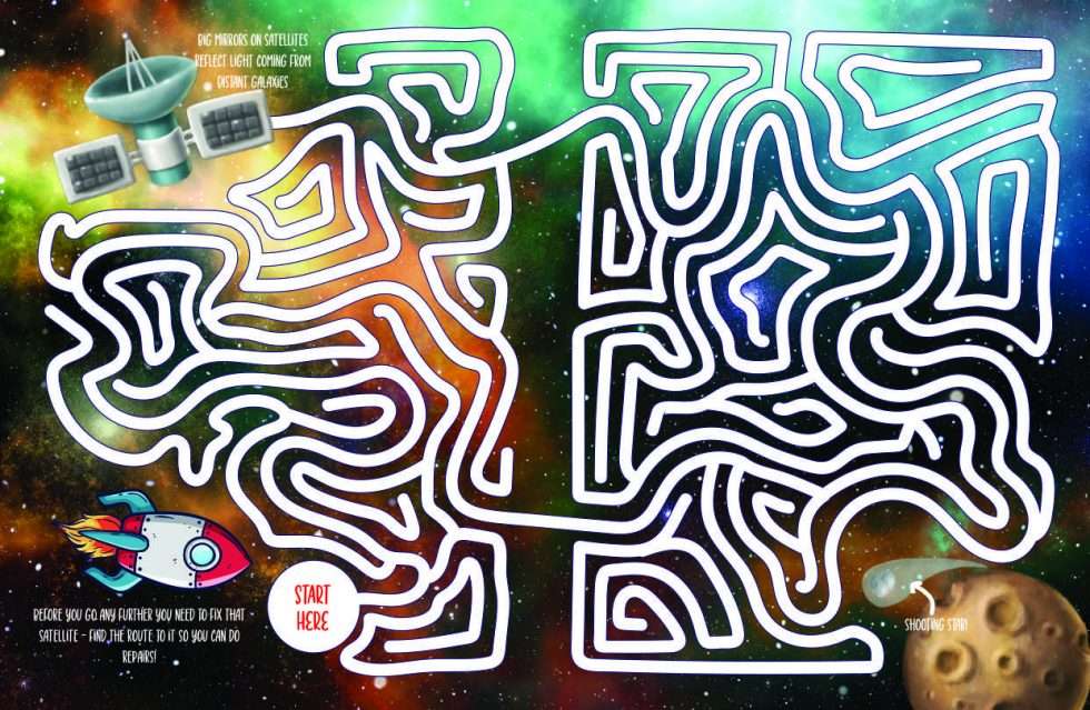 Space Maze Adventure For Kids Ages 5-10 - Herbert Publishing